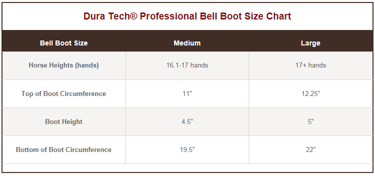 Dura-Tech® Professional Bell Boots - Arab Import